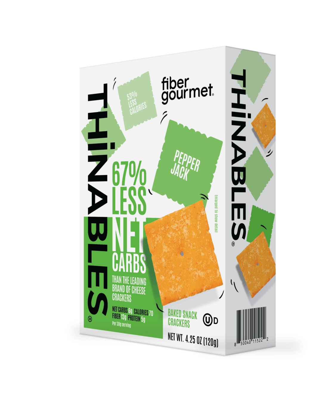 Pepper Jack Thinables – Fiber Gourmet