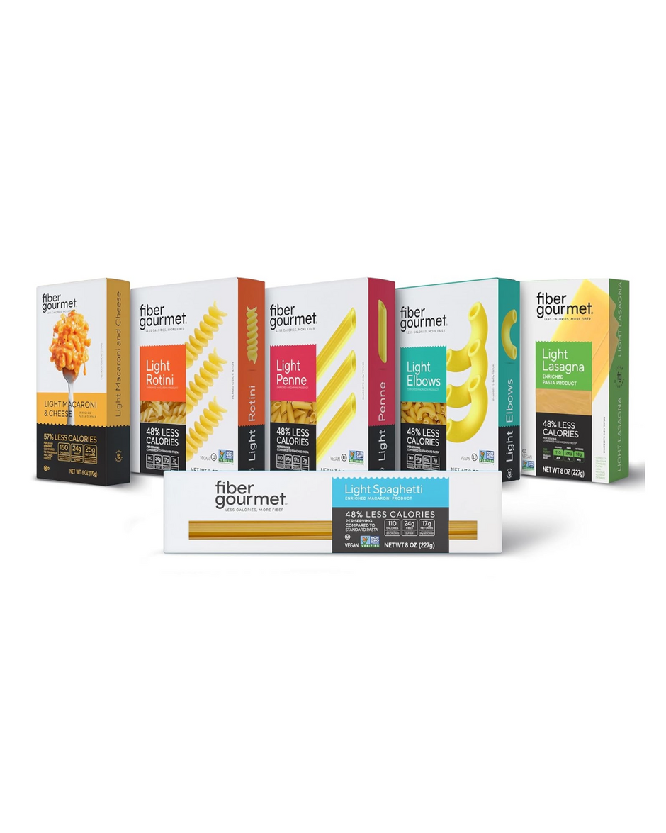 High fiber, low-calorie pasta | Fiber Gourmet – Fiber Gourmet
